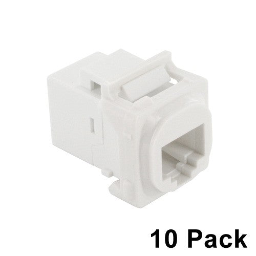CAT6 RJ45 8P8C Network Cable Connector Joiner Clipsal Compatible 10 Pa